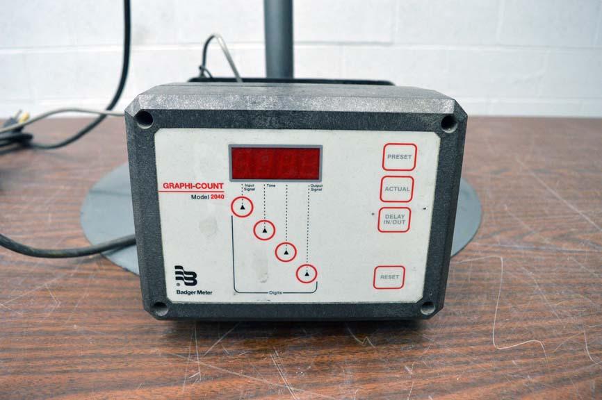 Lot #53: Automatic Tab Inserter Graphi-Count 2040 Digital Control ...